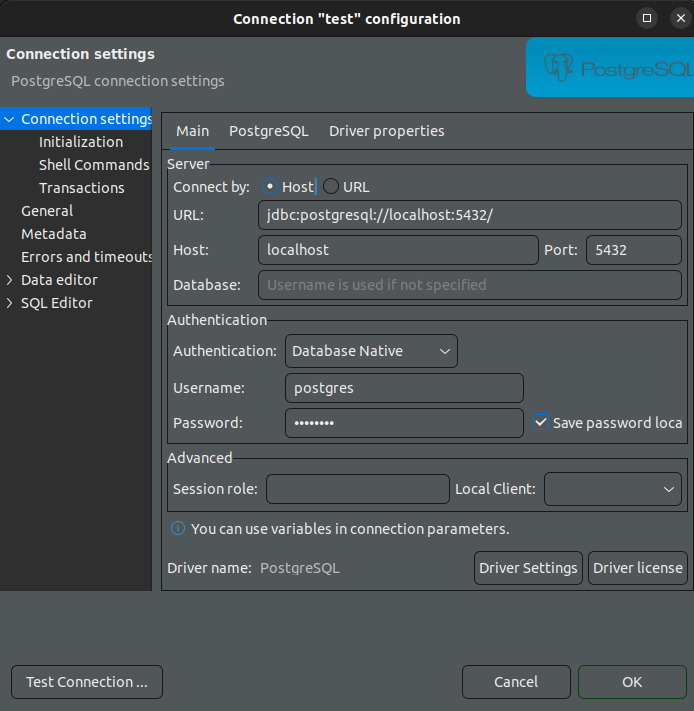 SSH menu disappeared for PostgreSQL connection · Issue #18791 · dbeaver/dbeaver · GitHub