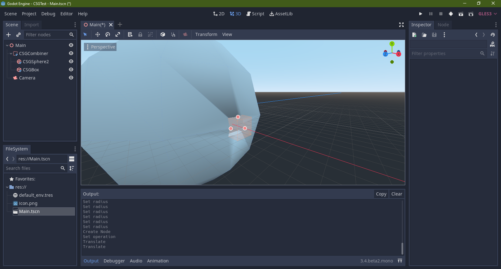 CSGSphere generating wrong geometry · Issue #50959 · godotengine/godot ...