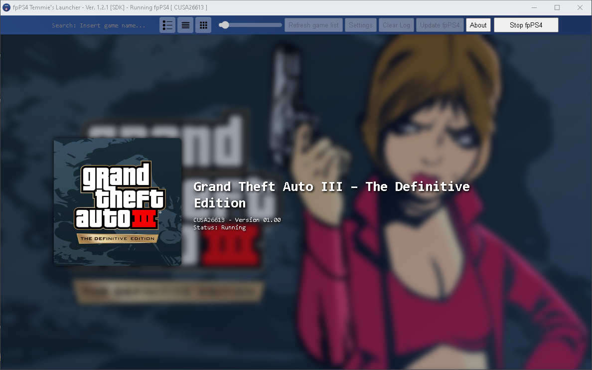 Grand Theft Auto III The Definitive Edition - CUSA26613 · Issue #1354 ...