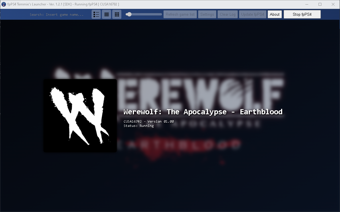 Werewolf The Apocalypse - Earthblood - CUSA16782 · Issue #1355 · red-prig/fpps4-game ...