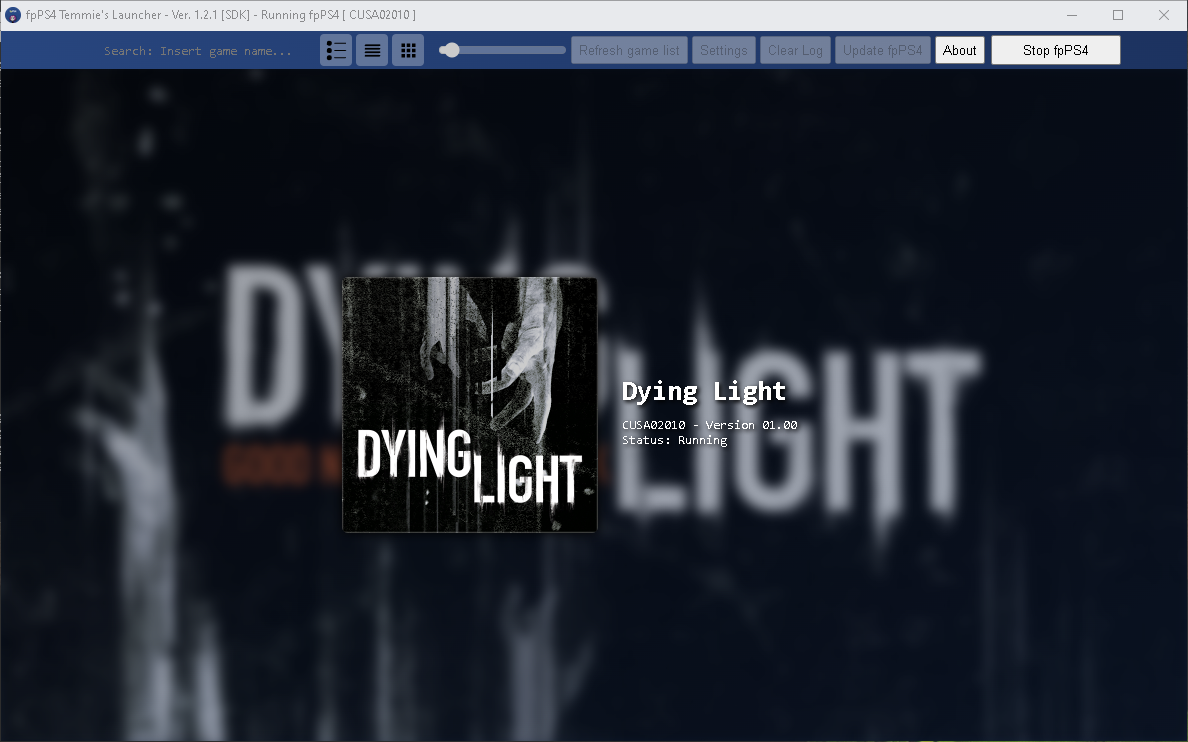 Dying Light - CUSA02010 · Issue #1375 · red-prig/fpps4-game-compatibility · GitHub