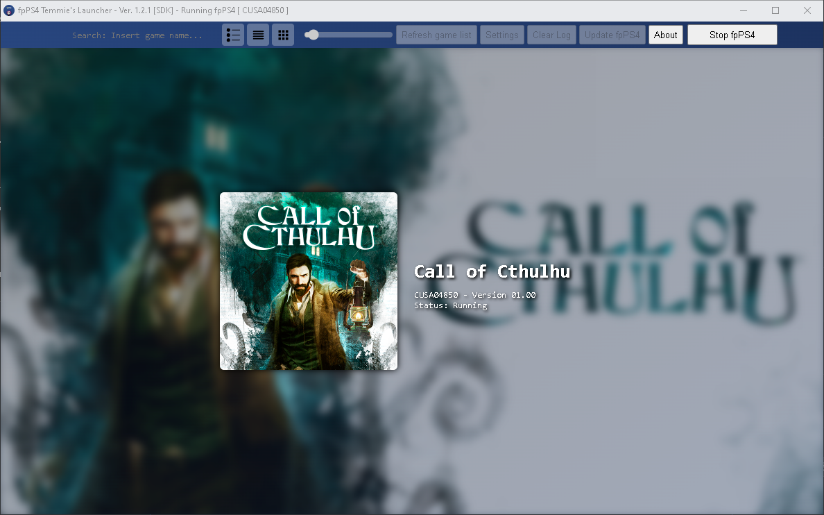 Call of Cthulhu - CUSA04850 · Issue #1382 · red-prig/fpps4-game-compatibility · GitHub