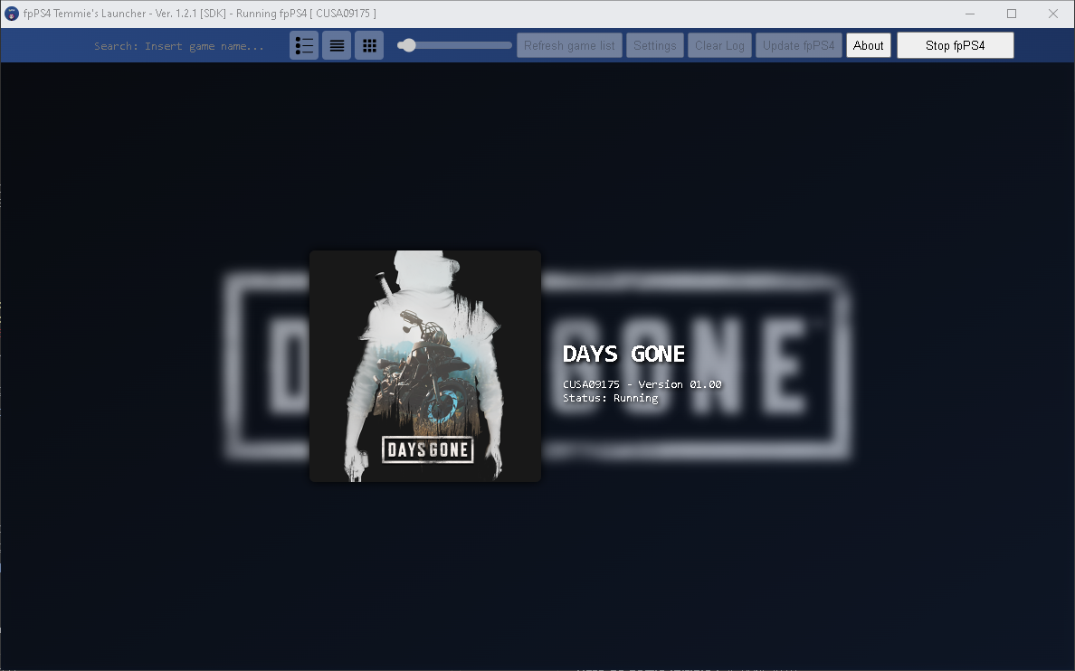 DAYS GONE - CUSA09175 · Issue #1383 · red-prig/fpps4-game-compatibility · GitHub