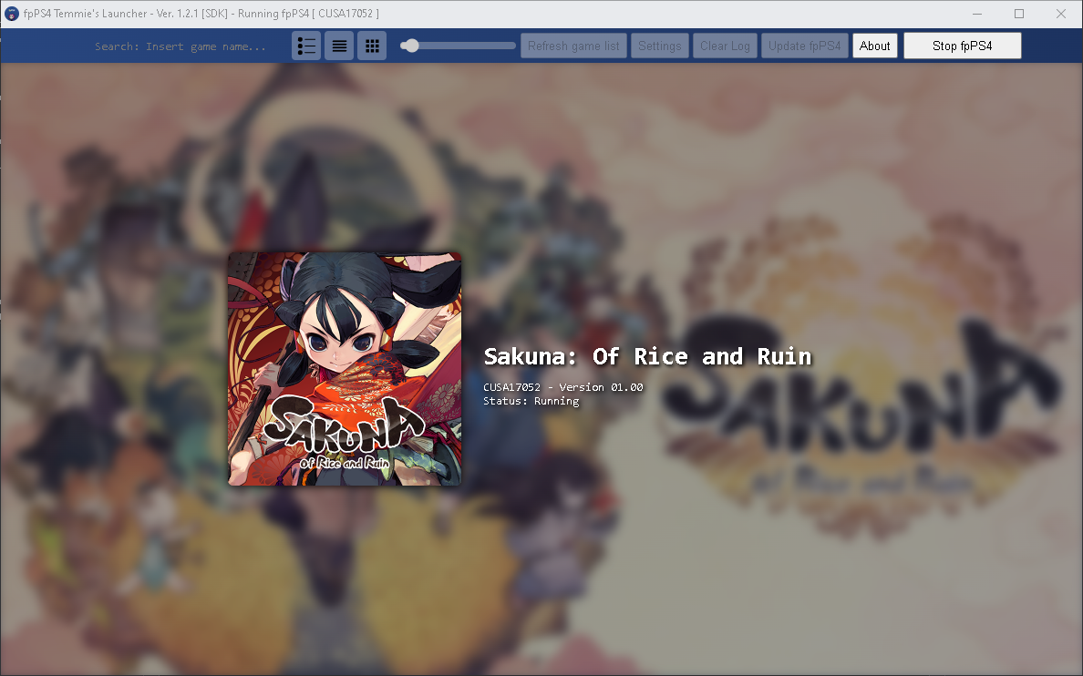 Sakuna Of Rice and Ruin - CUSA17052 · Issue #1419 · red-prig/fpps4-game-compatibility · GitHub