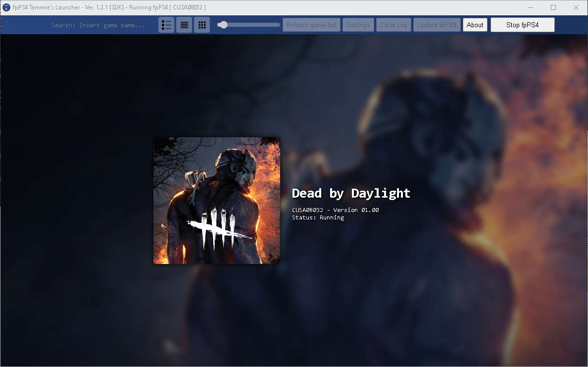 Dead by Daylight - CUSA08032 · Issue #1422 · red-prig/fpps4-game-compatibility · GitHub