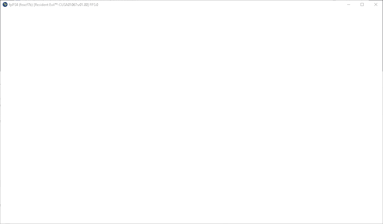 Resident Evil™ - CUSA01067 · Issue #1471 · red-prig/fpps4-game-compatibility · GitHub