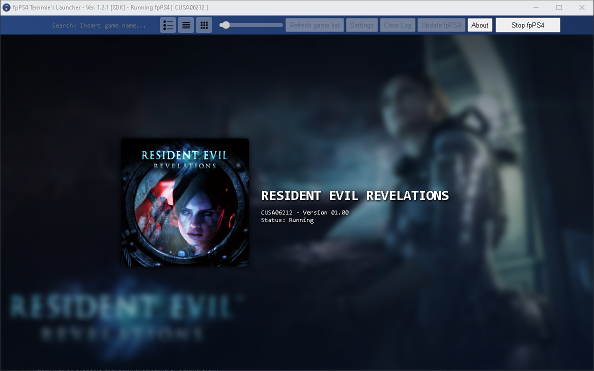 RESIDENT EVIL REVELATIONS - CUSA06212 · Issue #1475 · red-prig/fpps4-game-compatibility · GitHub