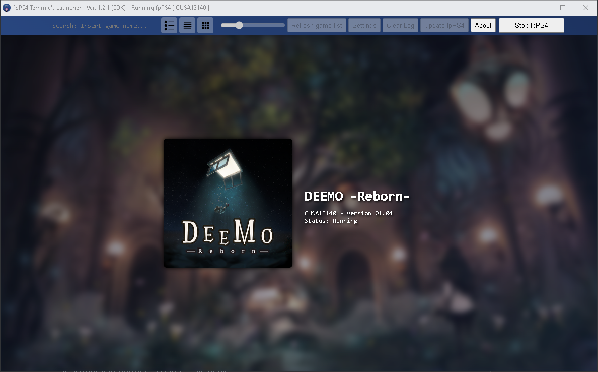 DEEMO Reborn VR- CUSA13140 · Issue #1495 · red-prig/fpps4-game-compatibility · GitHub