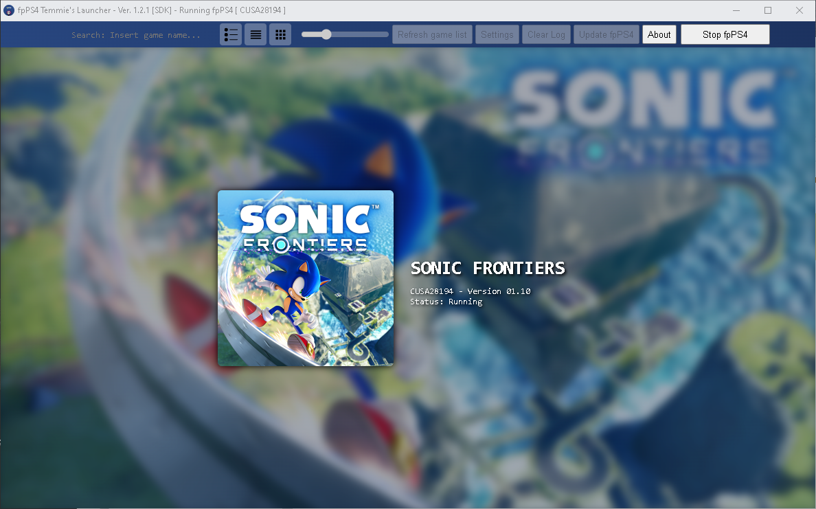 SONIC FRONTIERS - CUSA28194 · Issue #1539 · red-prig/fpps4-game-compatibility · GitHub