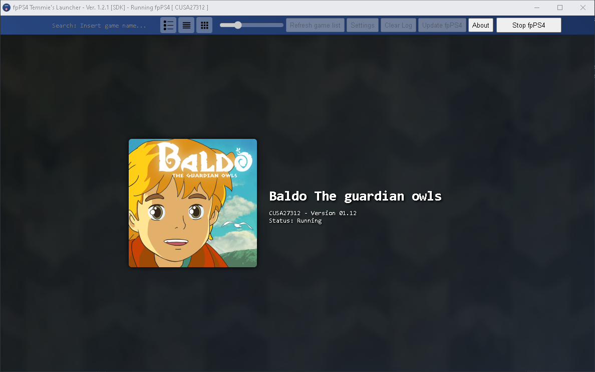 Baldo The guardian owls - CUSA27312 · Issue #1568 · red-prig/fpps4-game-compatibility · GitHub