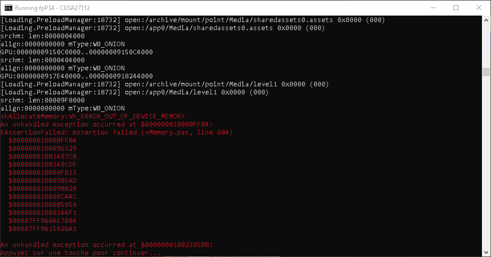Baldo The guardian owls - CUSA27312 · Issue #1568 · red-prig/fpps4-game-compatibility · GitHub