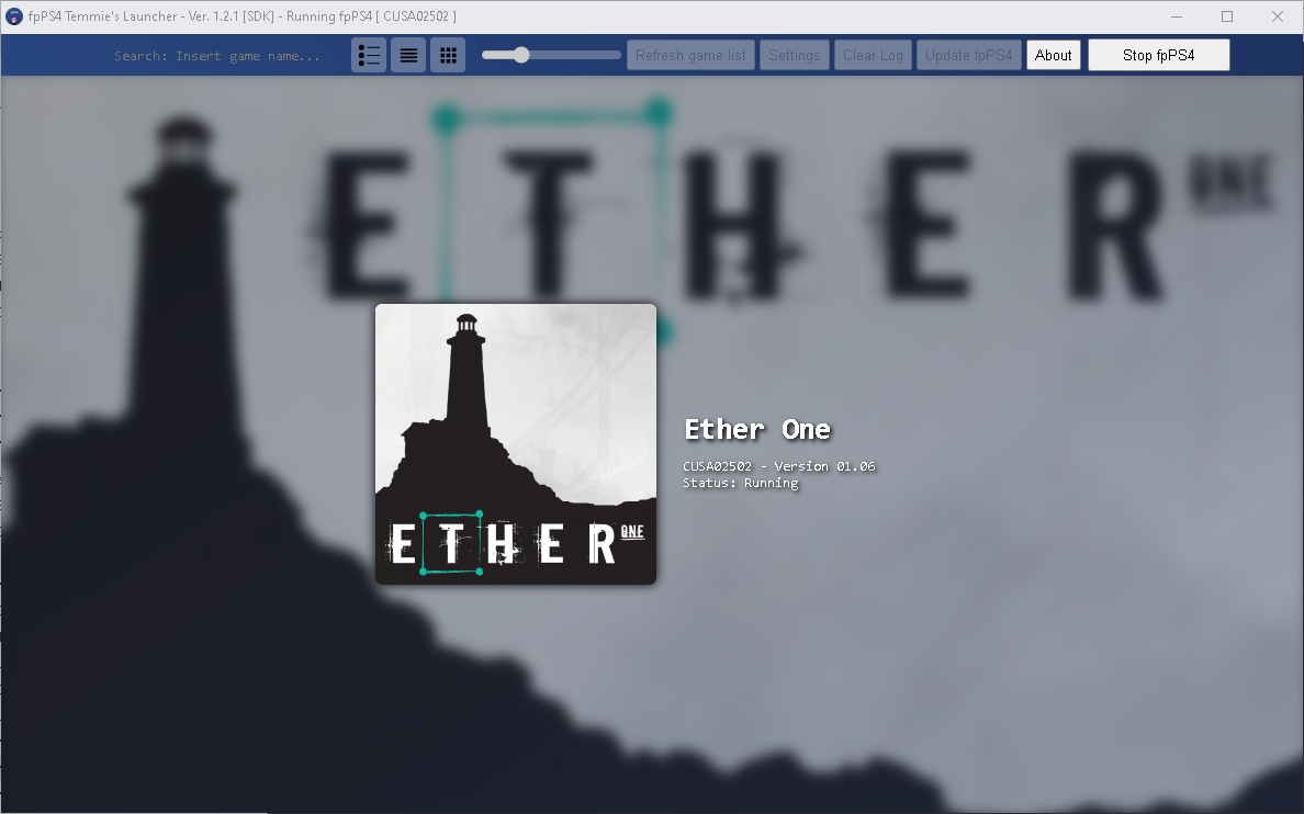 Ether One - CUSA02502 · Issue #1572 · red-prig/fpps4-game-compatibility ...