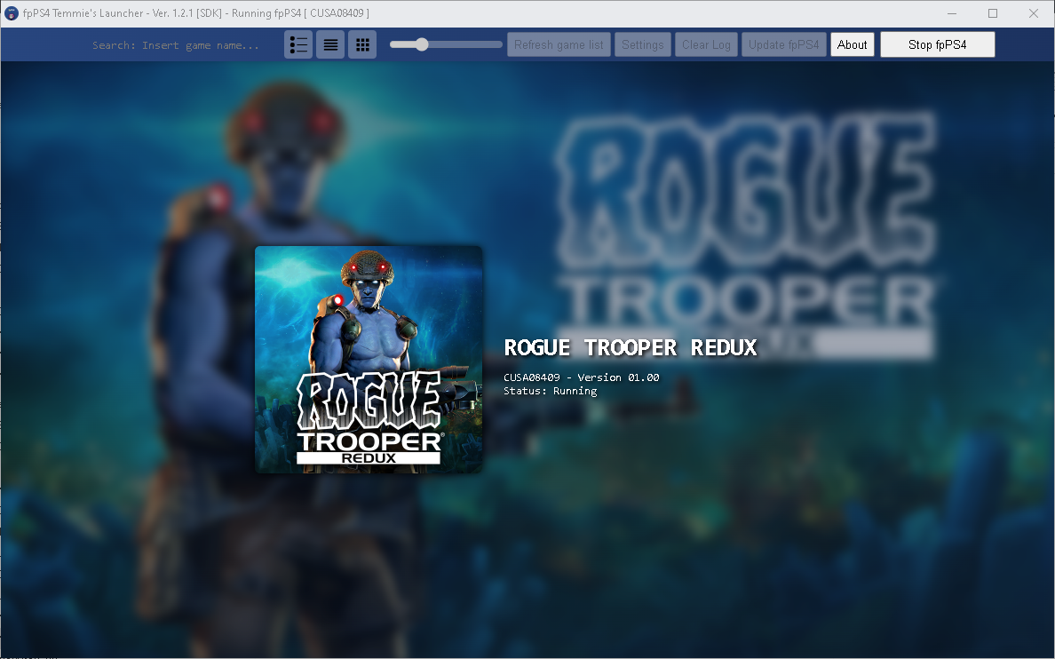 ROGUE TROOPER REDUX - CUSA08409 · Issue #1584 · red-prig/fpps4-game-compatibility · GitHub