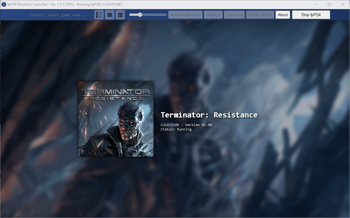 Terminator Resistance - CUSA15306 · Issue #1585 · red-prig/fpps4-game-compatibility · GitHub