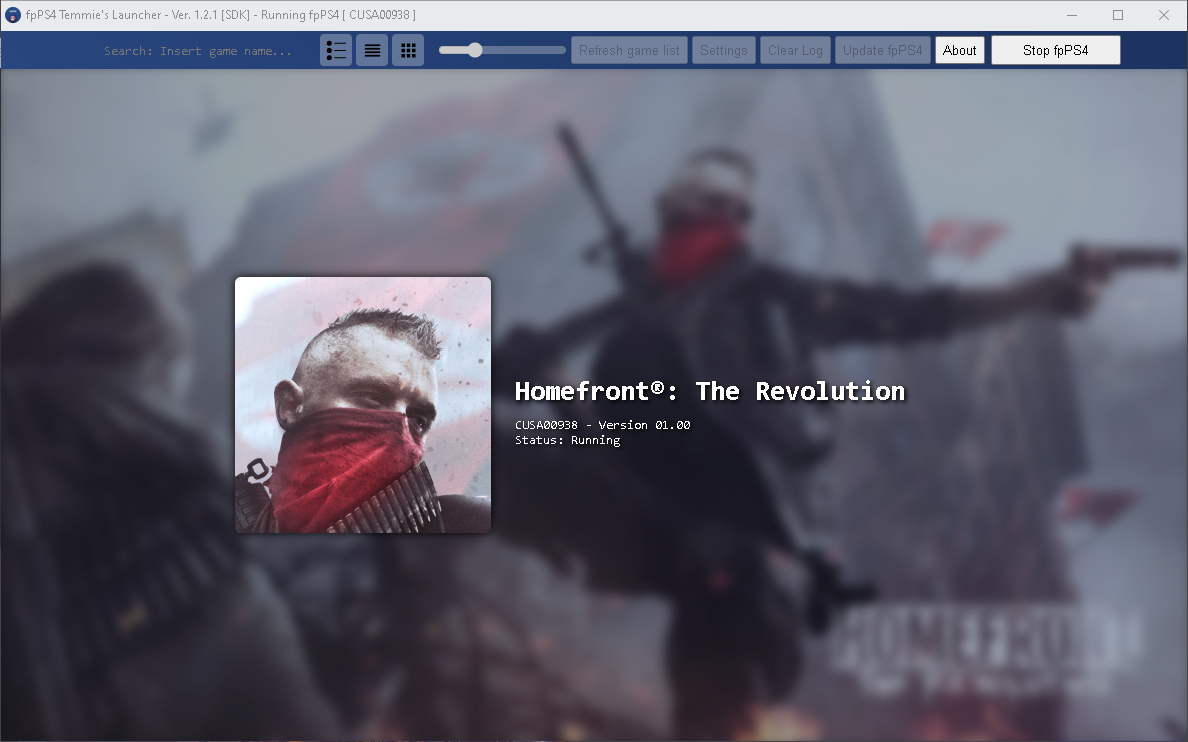 Homefront® The Revolution - CUSA00938 · Issue #1597 · red-prig/fpps4-game-compatibility · GitHub