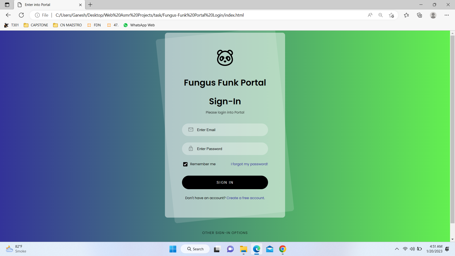 GitHub - psyprogrammmer/Fungus-Funk-Portal: I Created this Responsive lavishing Website using ...