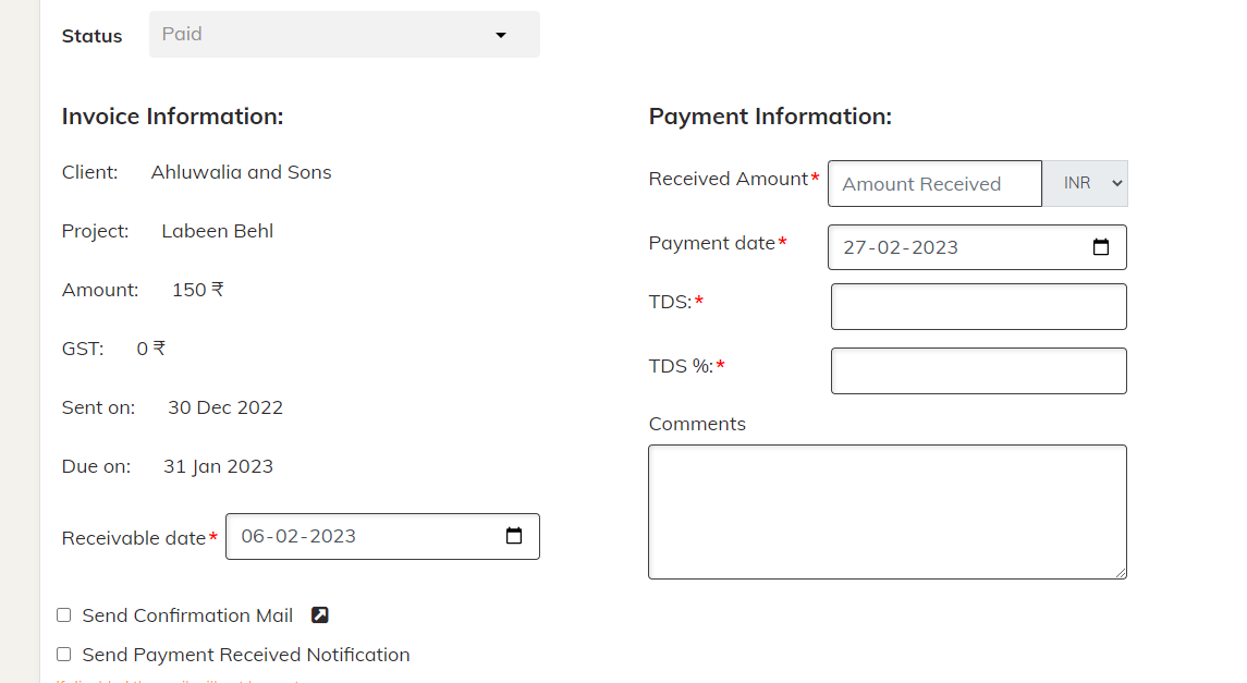 Automated notification for invoice payment · Issue #2842 · ColoredCow ...