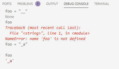 Walrus operator does not assign "suffix" variable in Debug Console · Issue #559 · microsoft ...
