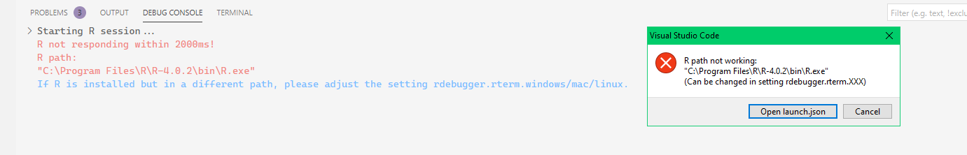 Initial Debug Configurations · Issue 99 · Manuelhentschelvscode R Debugger · Github