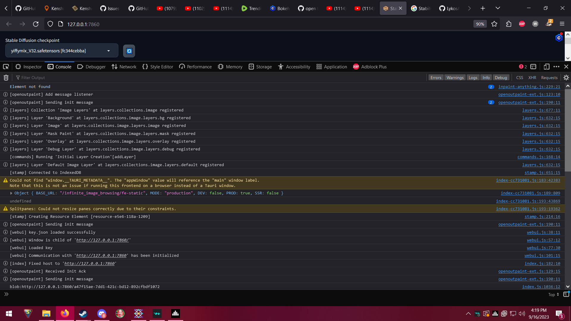 open to walk mode menu missing after update · Issue #426 · zanllp/sd-webui-infinite-image ...