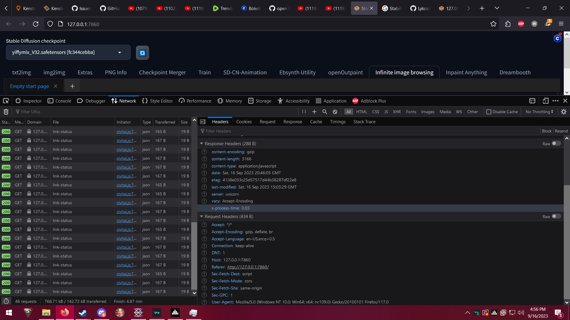 open to walk mode menu missing after update · Issue #426 · zanllp/sd-webui-infinite-image ...