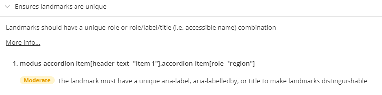 Accordion-item should not have role="region" · Issue #594 · trimble-oss/modus-web-components ...