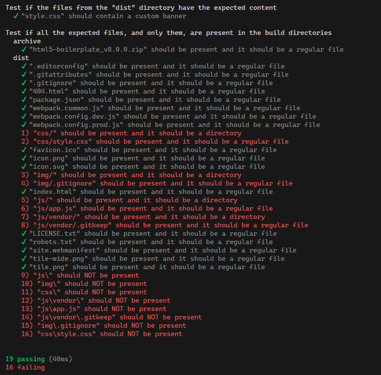Npm Run Test Failing · Issue 3015 · H5bphtml5 Boilerplate · Github 