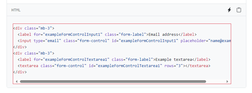 Minor docs bug/issue: example code blocks have unnecessary 30px right-margin · Issue #39245 ...