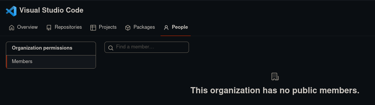 Visual-Studio-Code organization owns first party authentication but ...