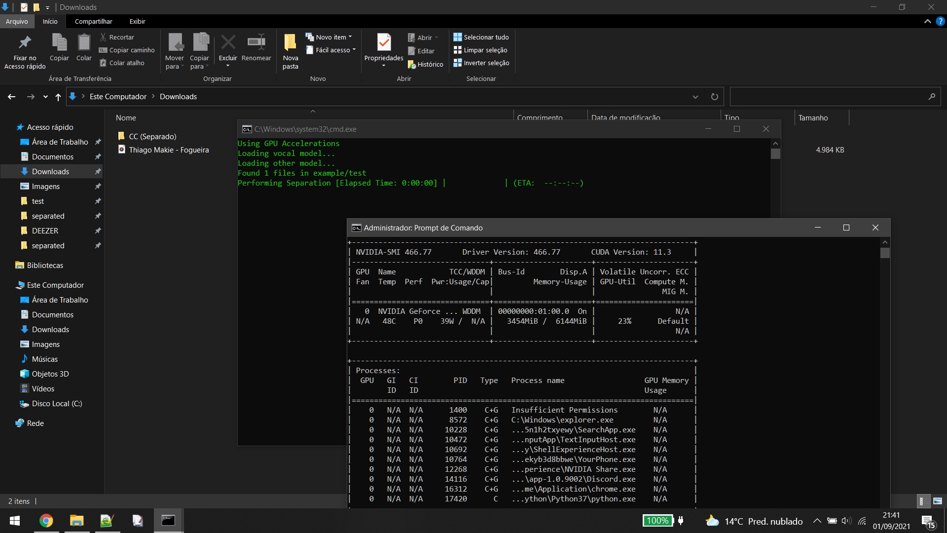PROBLEMS USING CWS-PResUNet ON WINDOWS · Issue #1 · haoheliu/2021-ISMIR-MSS-Challenge-CWS ...