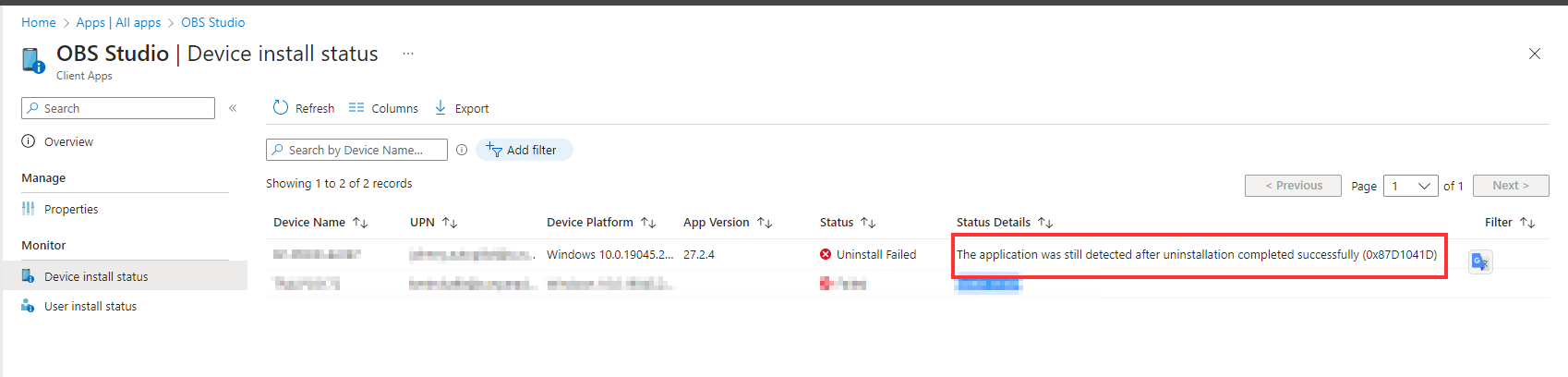 Can't uninstall when installing over Intune (Microsoft Store App) · Issue #8856 · obsproject/obs ...
