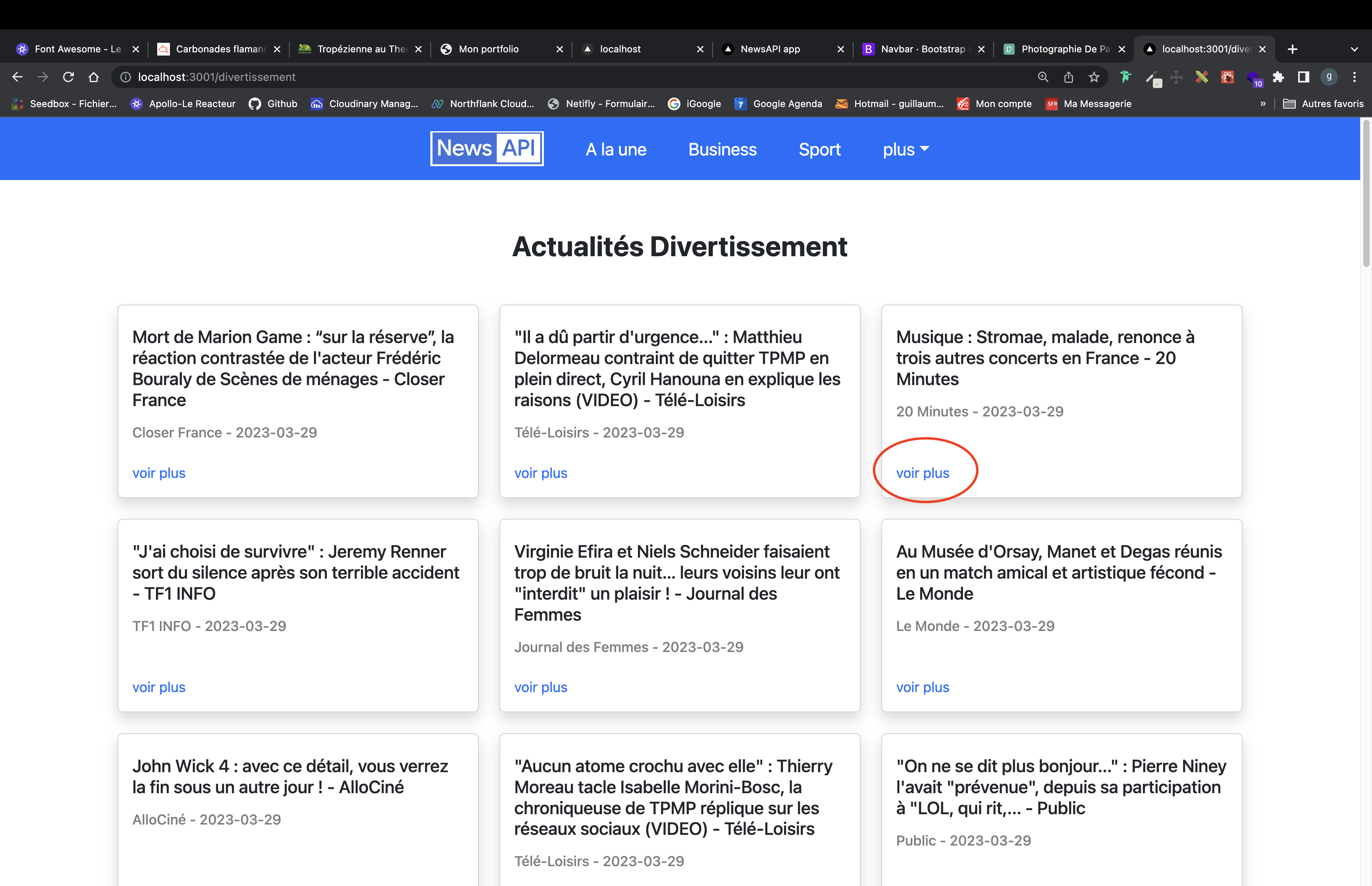 GitHub - guillaumegemelas/NewAPI-front: Site web sur l'actualité réalisé avec le Framework NextJs