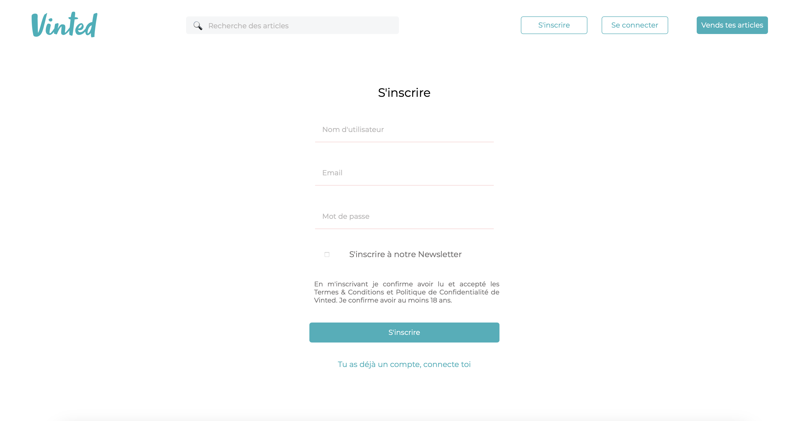 GitHub - guillaumegemelas/Vinted-front: Site web réplique du site original Vinted réalisé en React