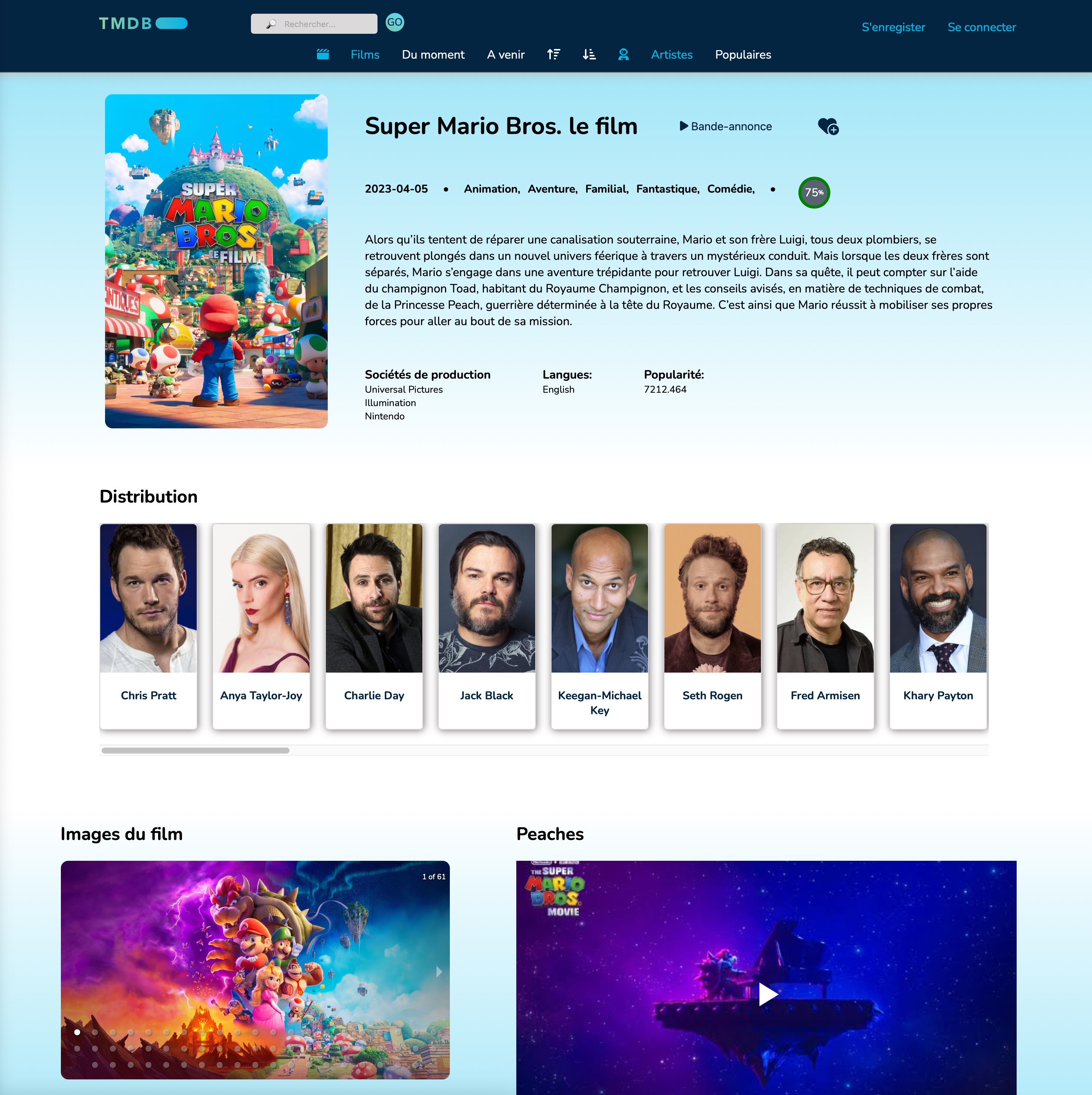 GitHub - guillaumegemelas/TMBD-with-react-vite-front: Site web de type Plateforme de référence ...
