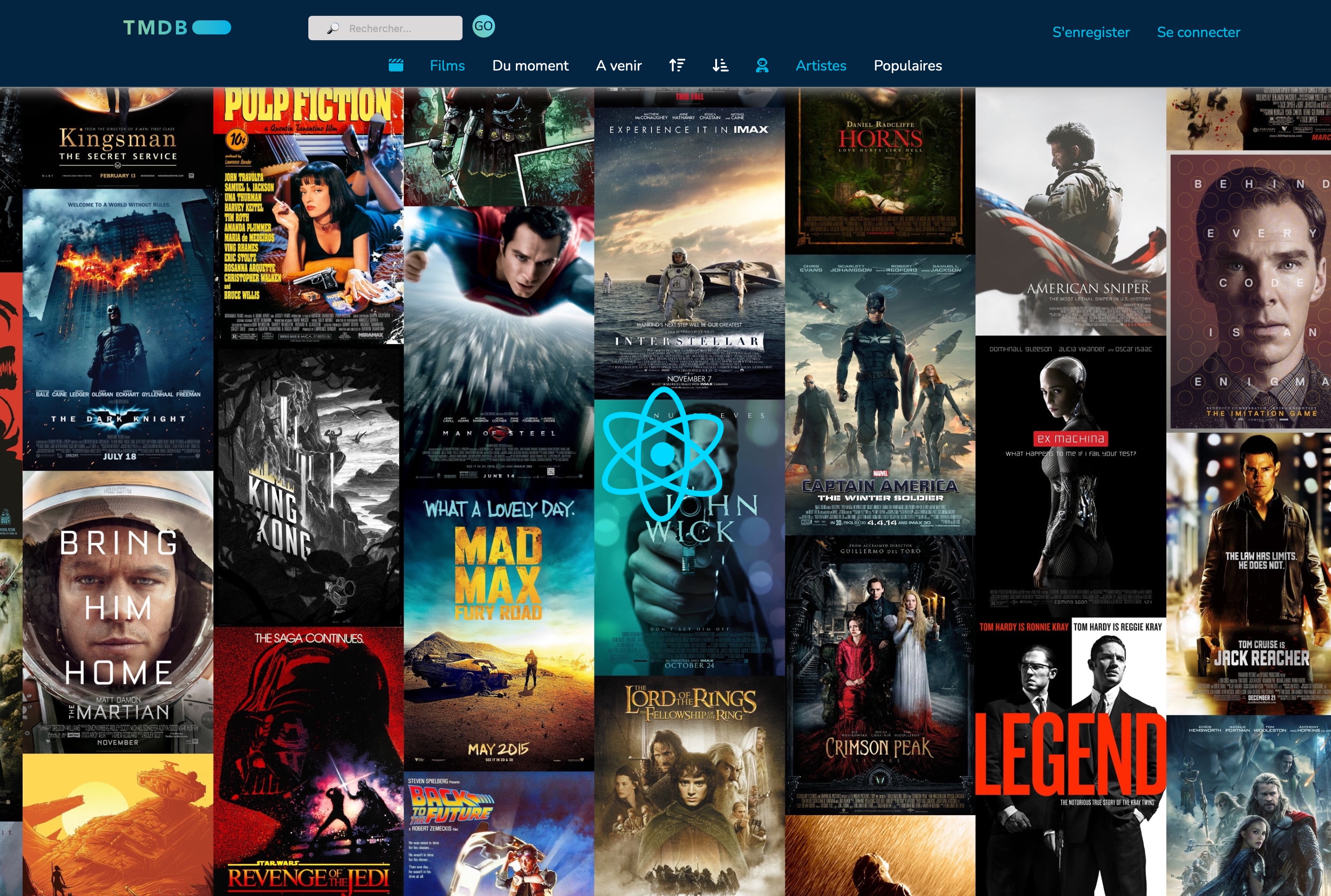 GitHub - guillaumegemelas/TMBD-with-react-vite-front: Site web de type ...