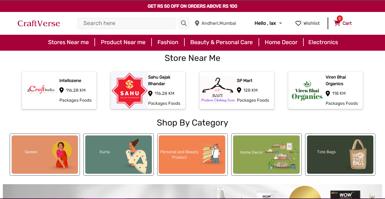 GitHub - LaxyaRupeja/Craftverse-Ecommerce-App: Craftverse is a clone of craftvilla.com which is ...