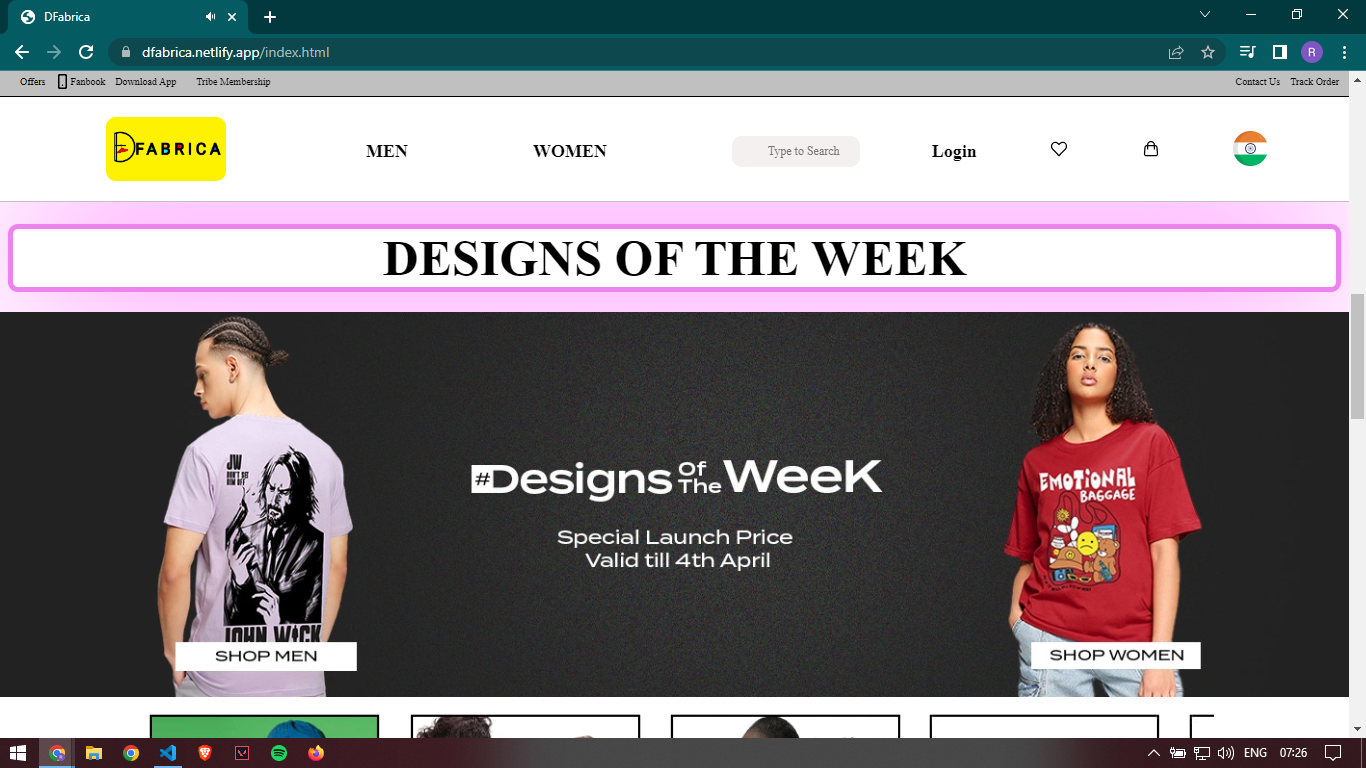 GitHub - RamR3R/Dfabrica-ecommerce-site: This is a Ecommerce site for ...