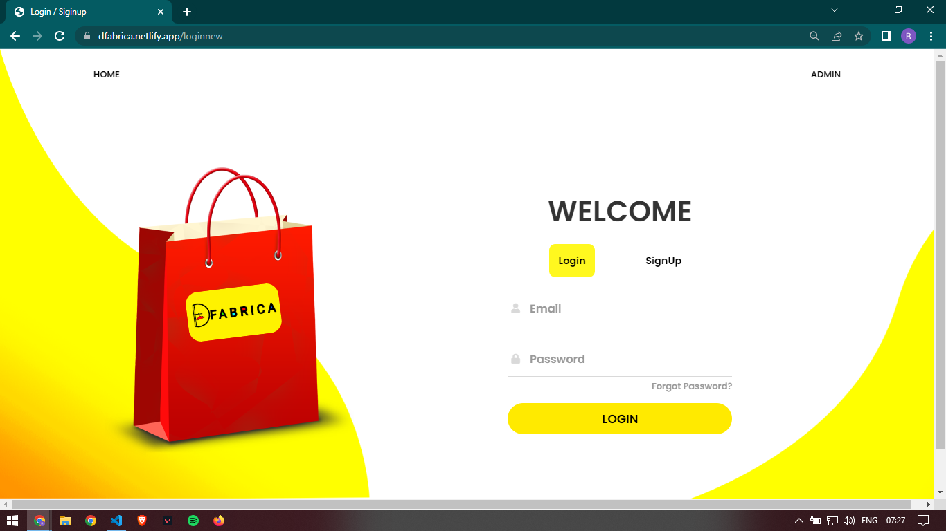 GitHub - RamR3R/Dfabrica-ecommerce-site: This is a Ecommerce site for ...