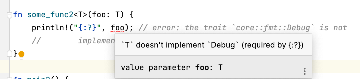 E0277 is not detected for method, which is implemented for another type · Issue #8275 · intellij ...