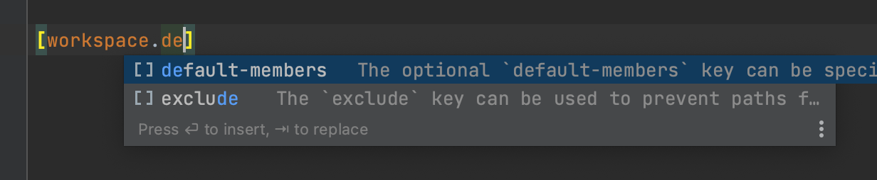 Check TOML Schema features in Cargo.toml · Issue #9421 · intellij-rust/intellij-rust · GitHub