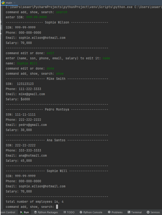 GitHub - JrJrd/ConsoleApp-Employee-Managing-System: Project I recently worked on at UAGC.