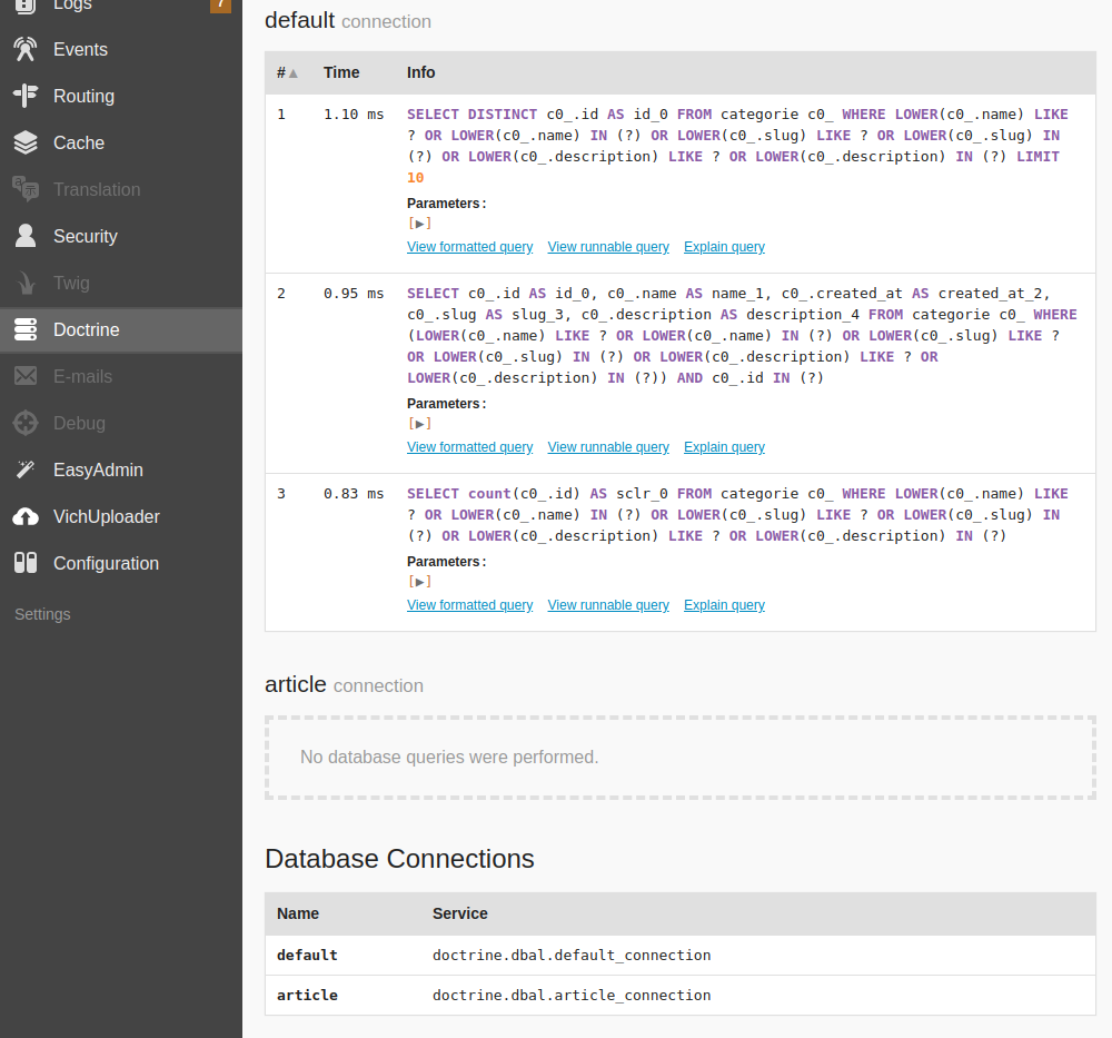 Switch dynamically doctrine connection manager database · Issue #3708 · EasyCorp/EasyAdminBundle ...
