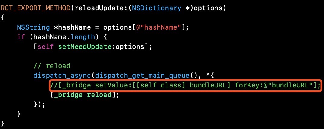 应用更新后重新打开仍提示有更新，更新代码已执行 · Issue 253 · Reactnativecn React Native Pushy · Github