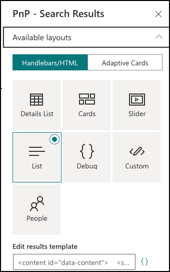 Custom layout not visible in settings · Issue #2203 · microsoft-search ...