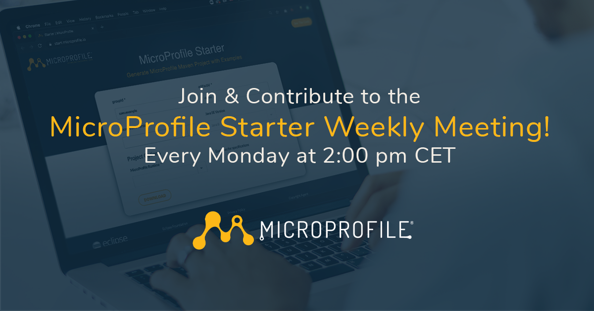[Technical Discussions-Media Push] Starter · Issue #412 · microprofile/microprofile-marketing ...