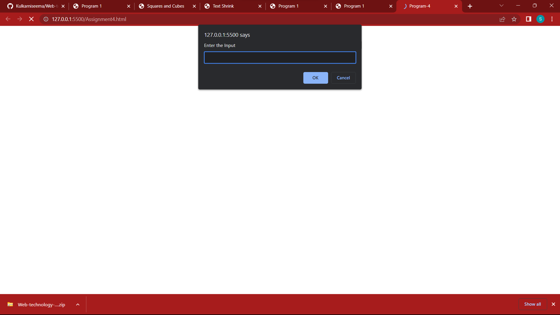 GitHub - Kulkarniseema/WEB_TECHNOLOGY