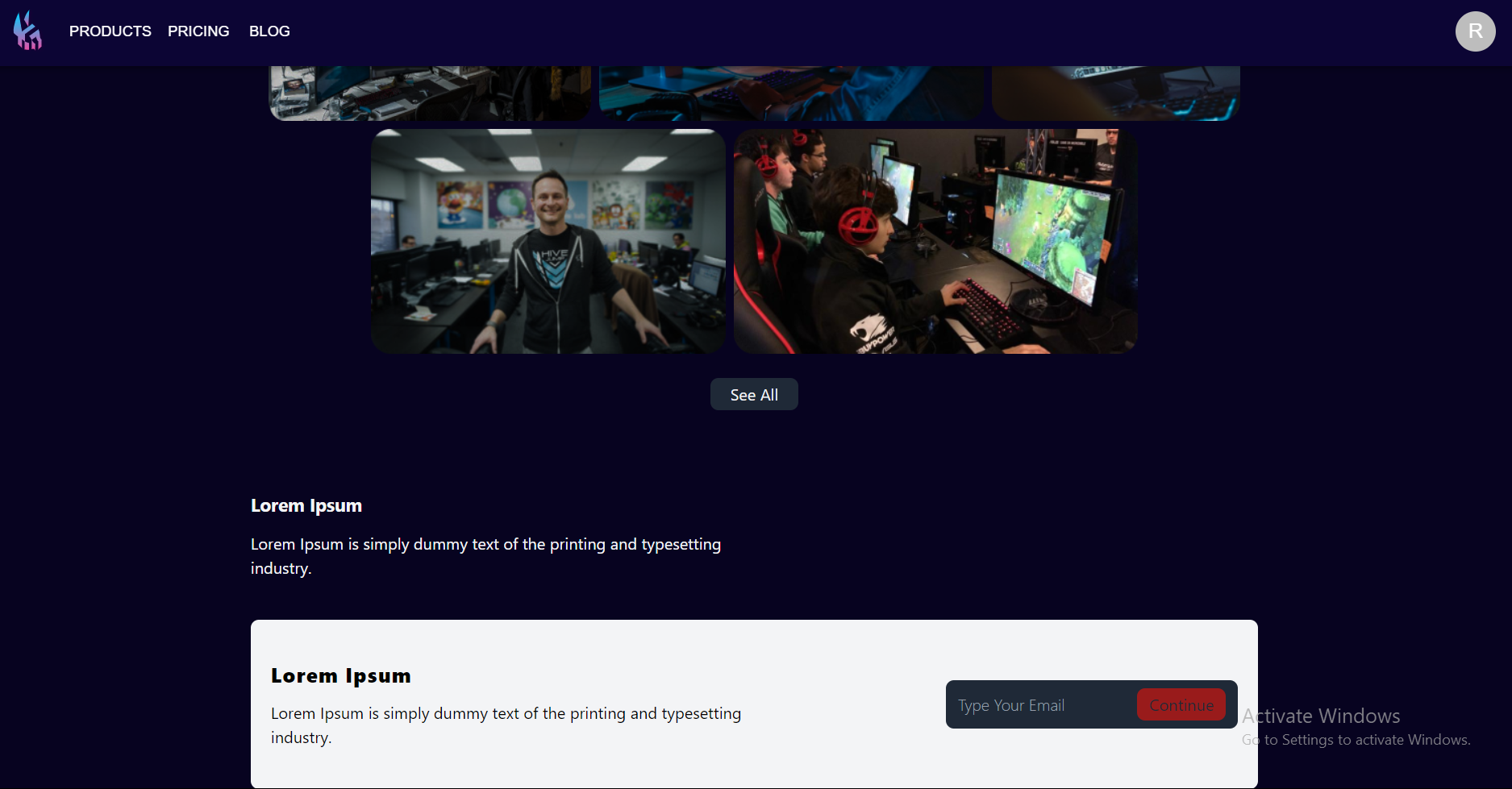 GitHub - yssfklc/game-app: Use tailwind css library and Material UI component Library