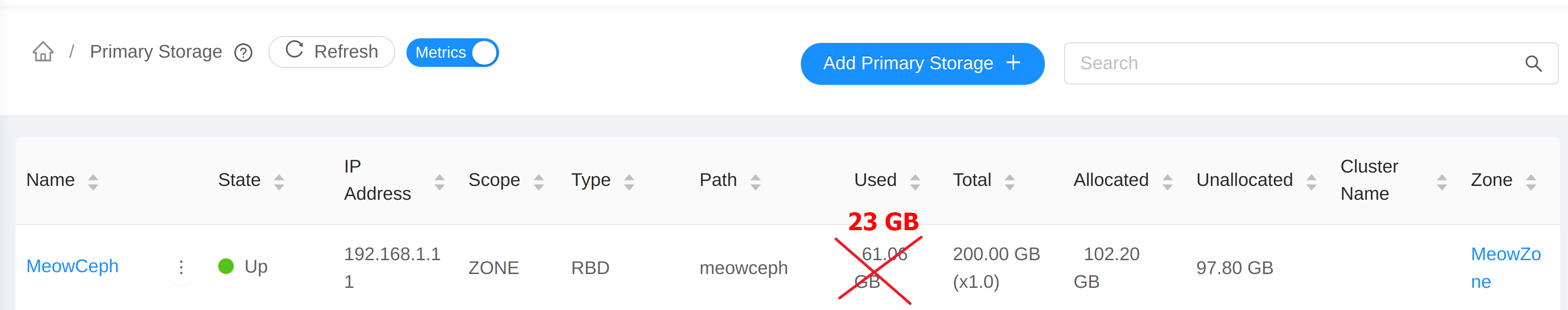 CEPH Primary Storage capacity calculate · Issue #5500 · apache/cloudstack · GitHub