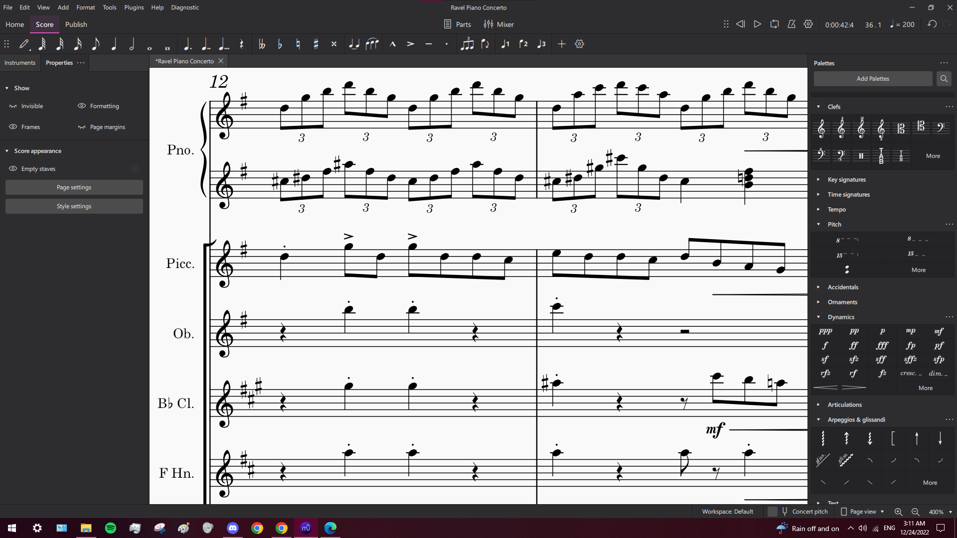 Mu4 Issue Piccolo Concert Pitch Transposition · Issue 15556 · Musescoremusescore · Github