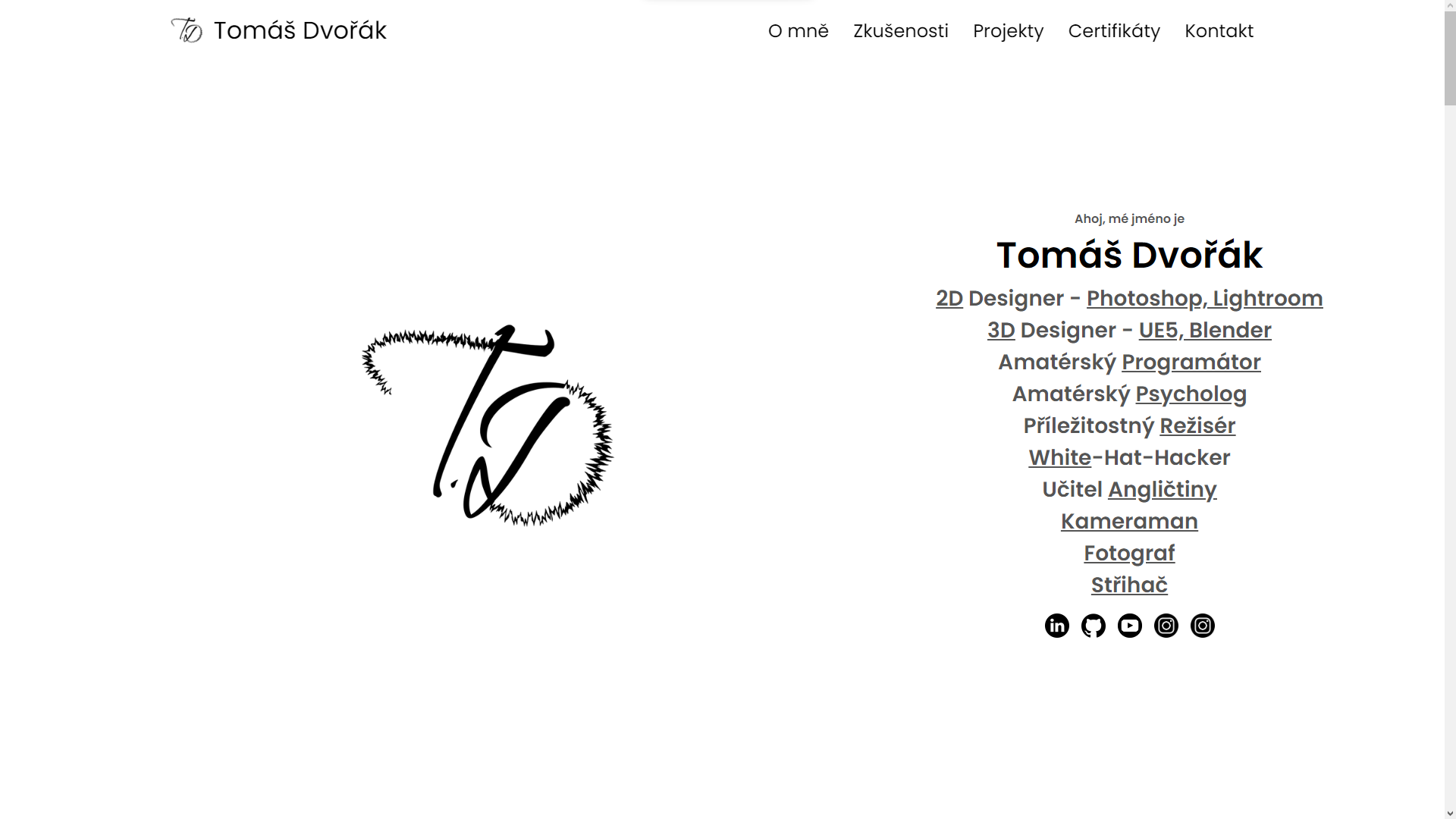 GitHub - BcDvorinka/td_portfolio: Personal Portfolio